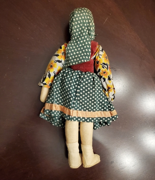 Vintage | Accents | Vintage Celluloid Mask Face Doll | Poshmark